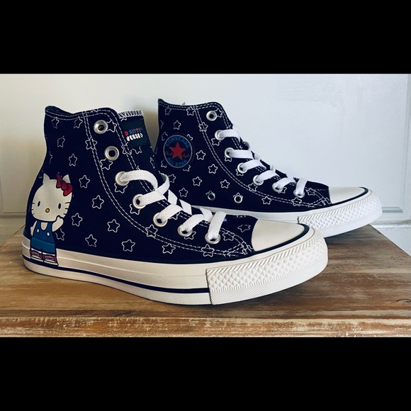 Converse | Shoes | Brand New Hello Kitty High Top Converse | Poshmark
